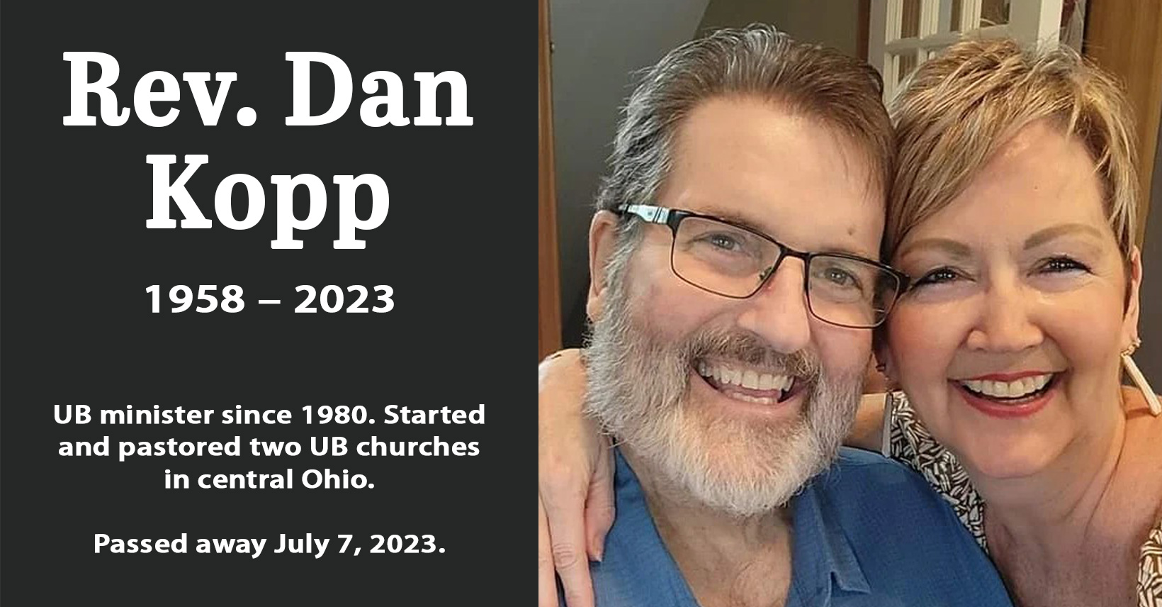 Death of Rev. Dan Kopp - UBCentral